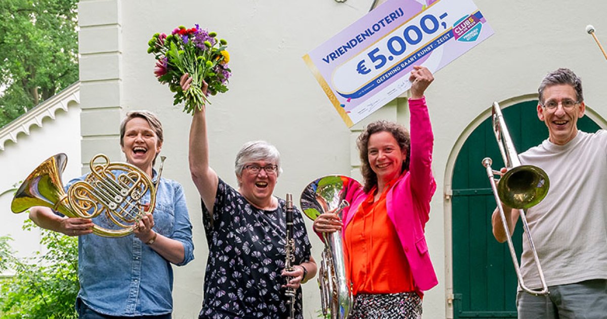 Harmoniegezelschap 'Oefening Baart Kunst' ontvangt € 5.000 ...